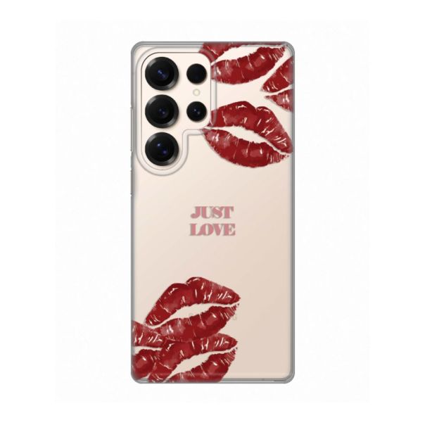 Maska za Samsung S938B Galaxy S25 Ultra Just Love Pink Silikonska Print Skin