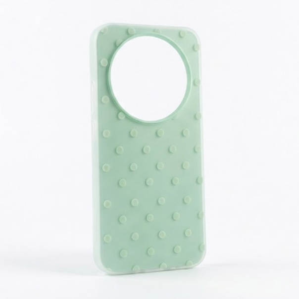 Maska za Honor Magic 8 Lite/ X9d tirkiz Candy Dots