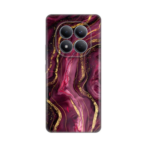 Maska za Xiaomi Redmi Note 15 Pro 4G Burgundy Silikonska Print