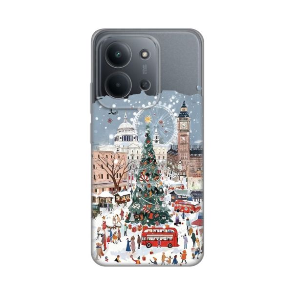 Maska za Xiaomi Redmi 15C 4G Christmas Town Silikonska Print Skin
