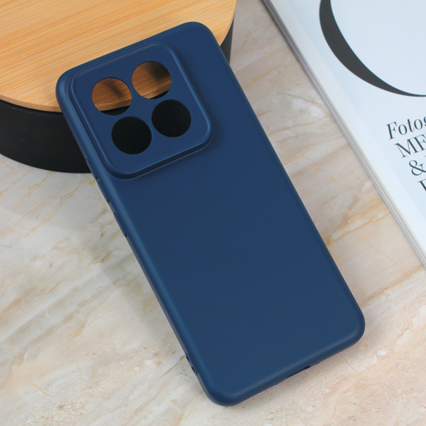 Maska za Xiaomi 14 Pro mat Teracell Giulietta tamno plava