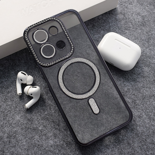 Maska za Xiaomi Redmi 15C (173mm) Mag Case Cirkon Camera crna
