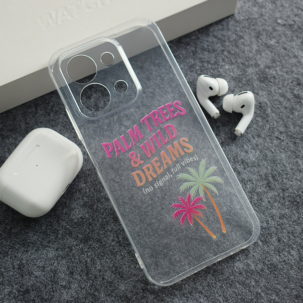 Maska za Xiaomi Redmi 15C (173 mm) Palm Trees Nanobit Print