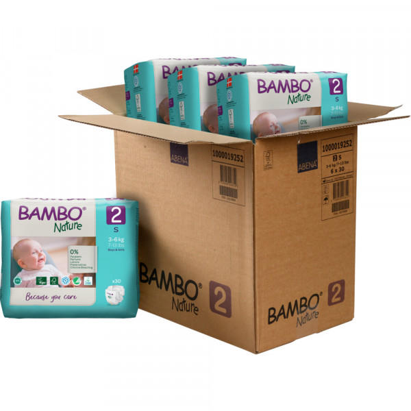 Bambo pelene Nature Box 2 3-6 kg 180 kom
