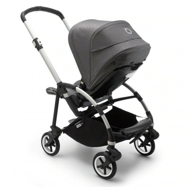 Bugaboo kolica Bee 6 sivi ram, grey melange