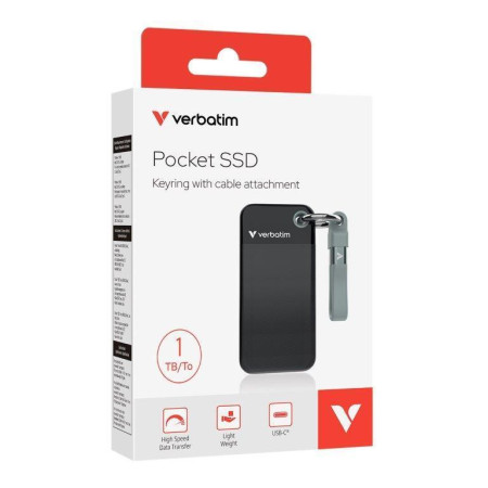 Verbatim Pocket SSD USB 3.2 1TB Sivi (32190)