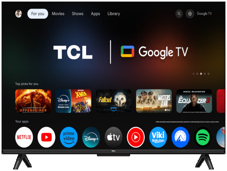 TCL 43V6C LED 43'' 4K UHD 60Hz Google TV
