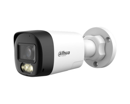 DAHUA HAC-HFW1500RLP-IL-T-0280B-DIP 5MP Smart Dual Light HDCVI Two-way Talk Fixed-focal Bullet Camera