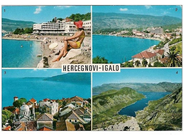 HERCEG NOVI - IGALO ,putovala 1966.