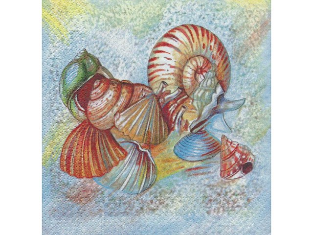 Salveta POV70K6_38 - 33cm Morski motivi Školjke