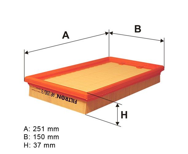 Filter vazduha Filtron AP190/3 - F026400045 - CAF100979P - 18335 - LX1148