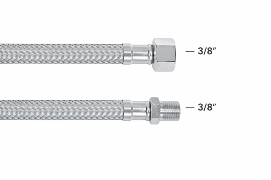BRINOX 3/8*-3/8* 50CM M 2955 MBM