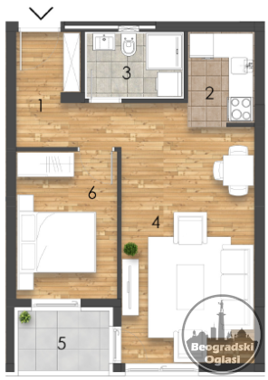 Stan u Vrdniku 44,73 m2