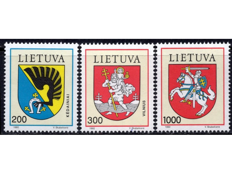 Litvanija 1991. Komplet serija