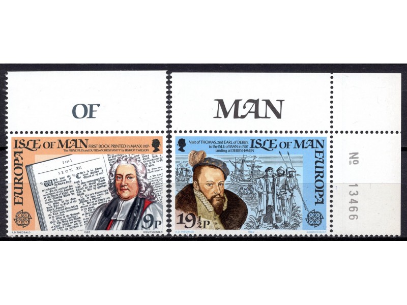 Isle of Man 1982. CEPT, Komplet serija