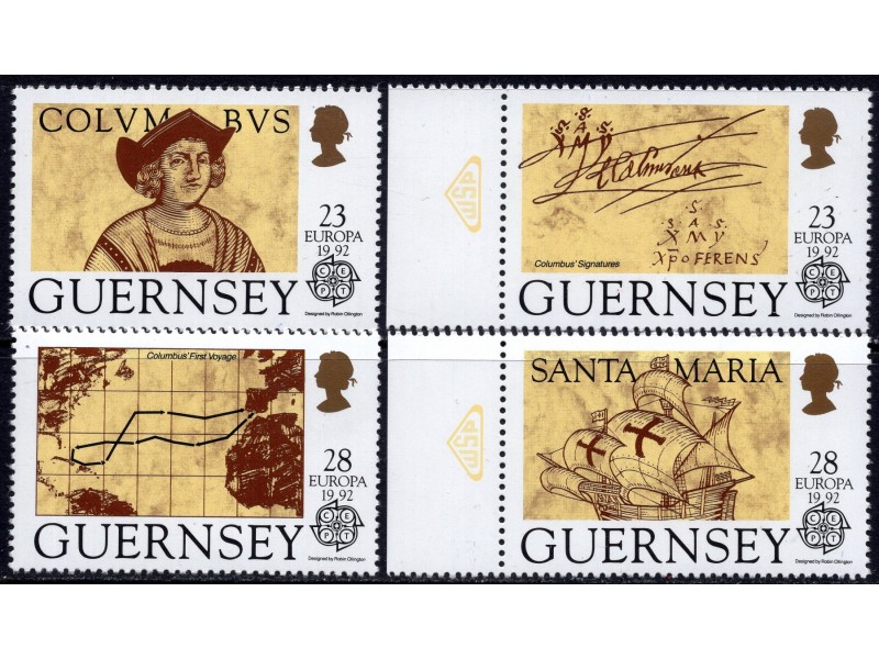 Guernsey 1992. CEPT, ::Columbus::