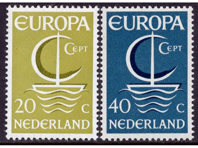 Holandija 1966. Komplet serija, CEPT