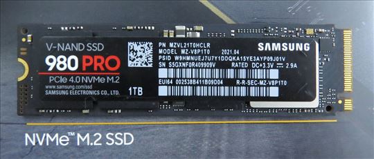 SAMSUNG 980 PRO 1TB MZ-V8P1T0BW R/W: 7000/5000MB/s