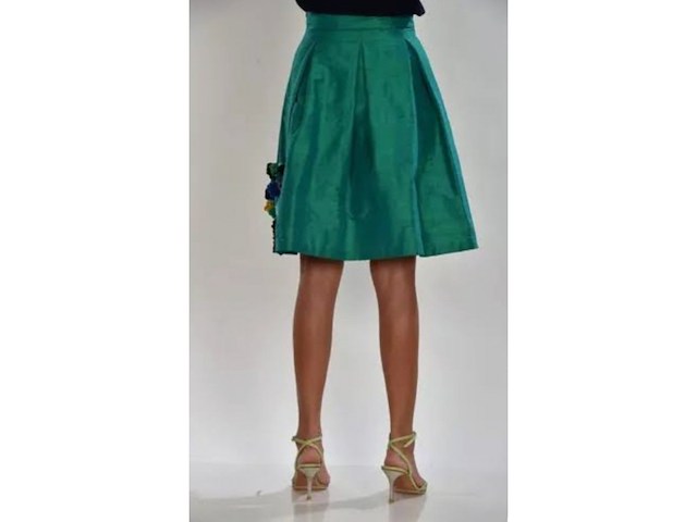 GERRY WEBER Smaragdno Zelena Suknja – Taft Efekat (LUX