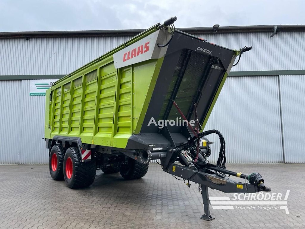 Claas CARGOS 750 + LADERAUMABDECKUNG samoutovarna prikolica