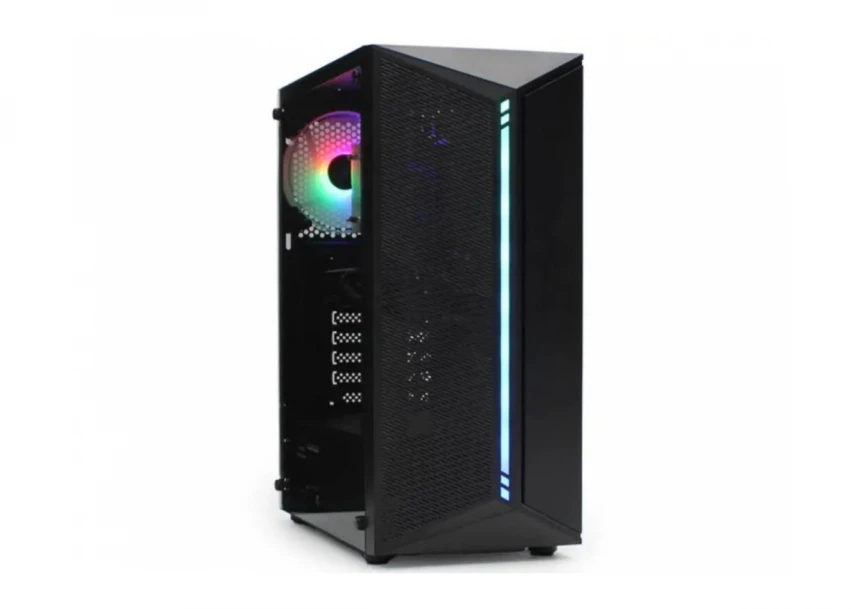 Kucište IG-MAX E0901-6650 Torpedo 1F Mid Tower/ATX/microATX/Mini-ITX/RGB/650W/crna