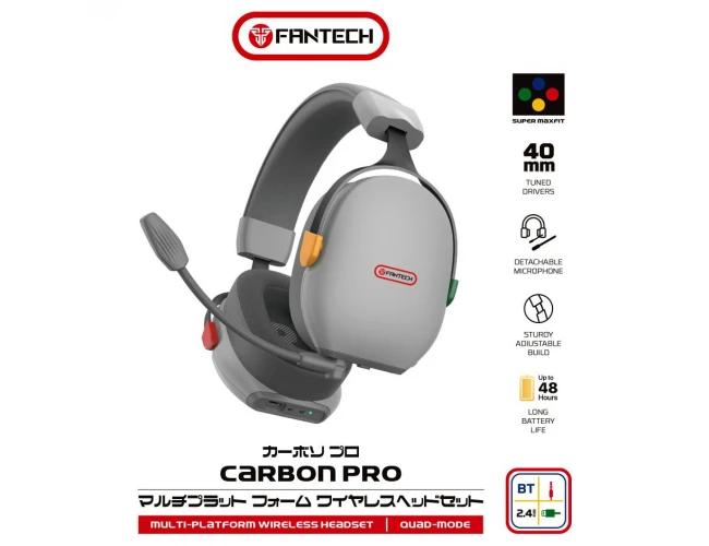 Fantech Carbon Pro WHG06 bluetooth gejmerske slušalice sive