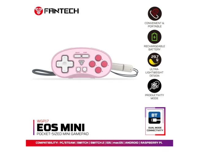Fantech WGP17 EOS mini gejmped roze