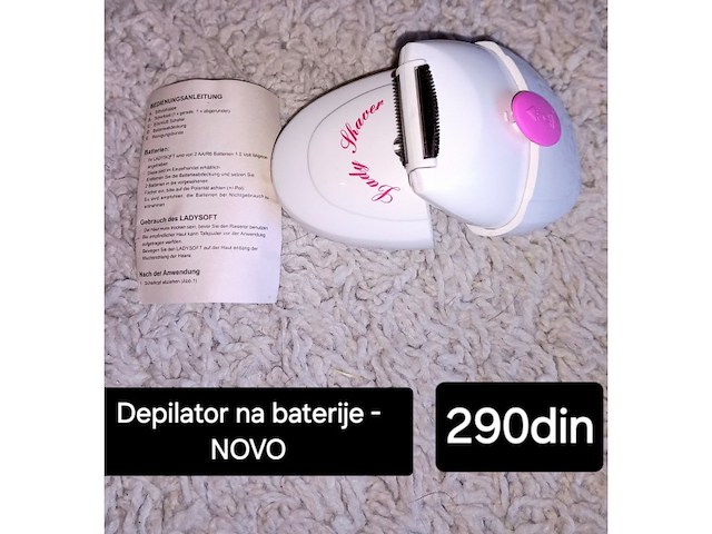 Princesonic depilator na baterije - NOVO