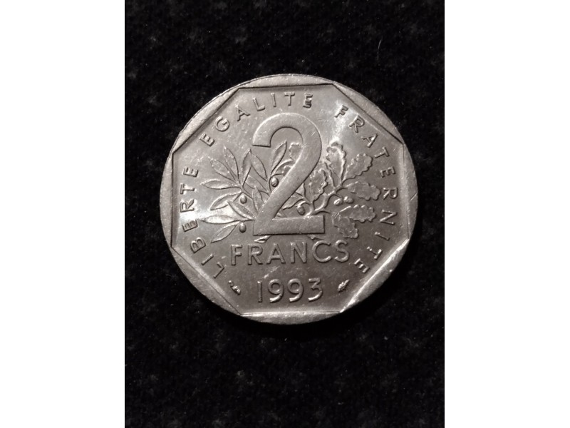 2 franka 1993 francuska jubilarna