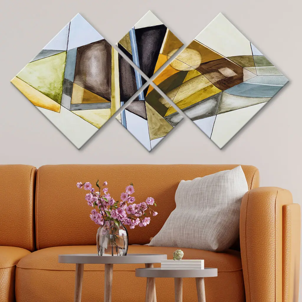 Wallity Slika 4MDF218654635, 60x115 cm, 4 dela