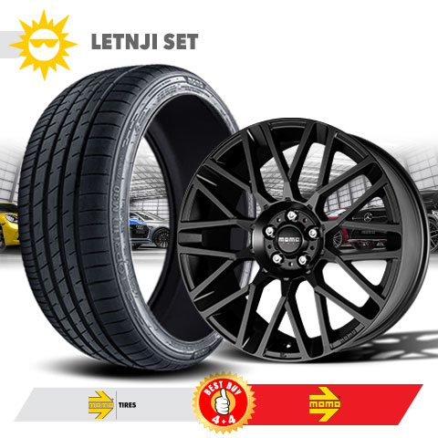 225/45 R17 SET MOMO + MOMO REV MB POL 5/112