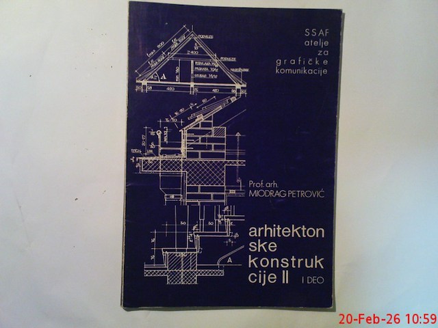 PROF. DR. MIODRAG PETROVIC - ARHITEKTONSKE KONSTRUKCIJE