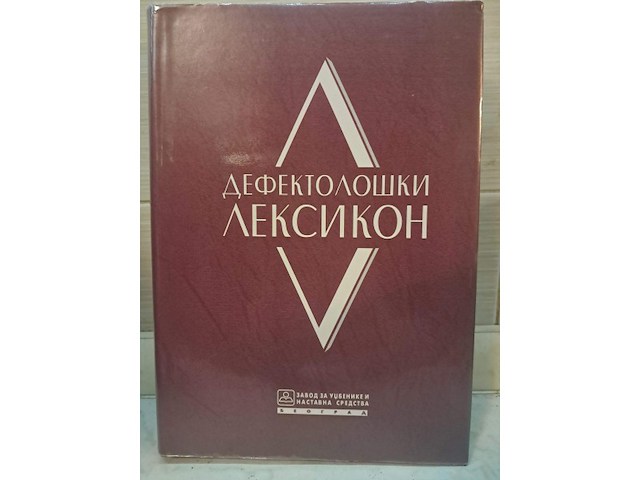 Defektoloski leksikon - grupa autora