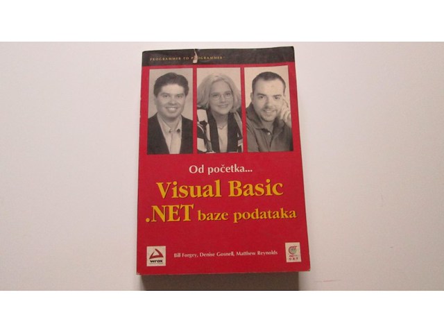 Visual basic .NET baze podataka, od pocetka