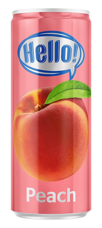 HELLO!PEACH 250ML LIMENKA