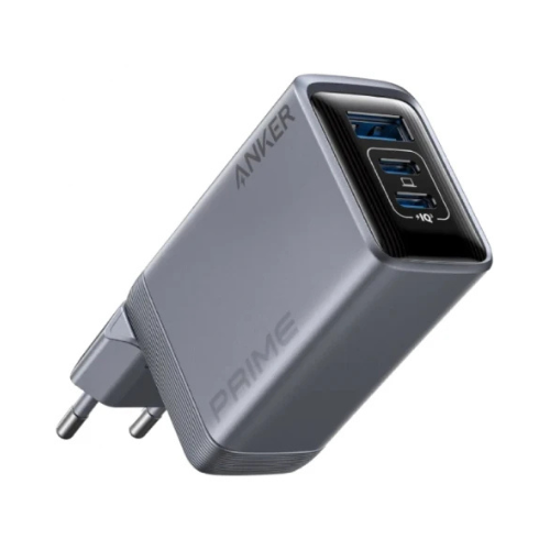 ANKER Prime GaN 100W Zidni punjač sa 3-porta (2x USB-C i 1x USB-A) Srebrni