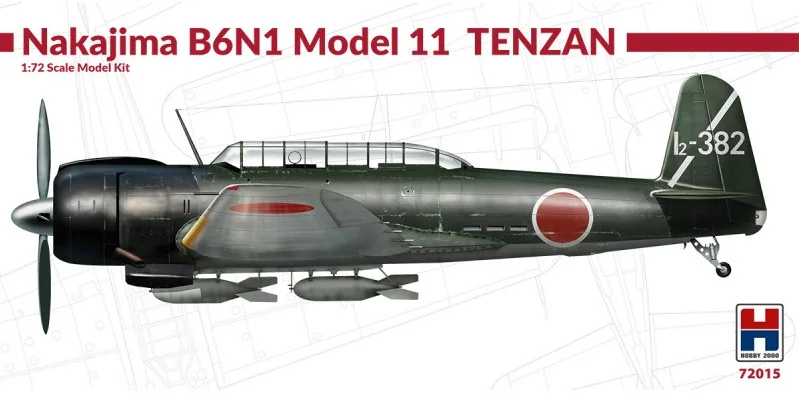HOBBY 2000 1/72 Nakajima B6N1 Model 11 Tenzan