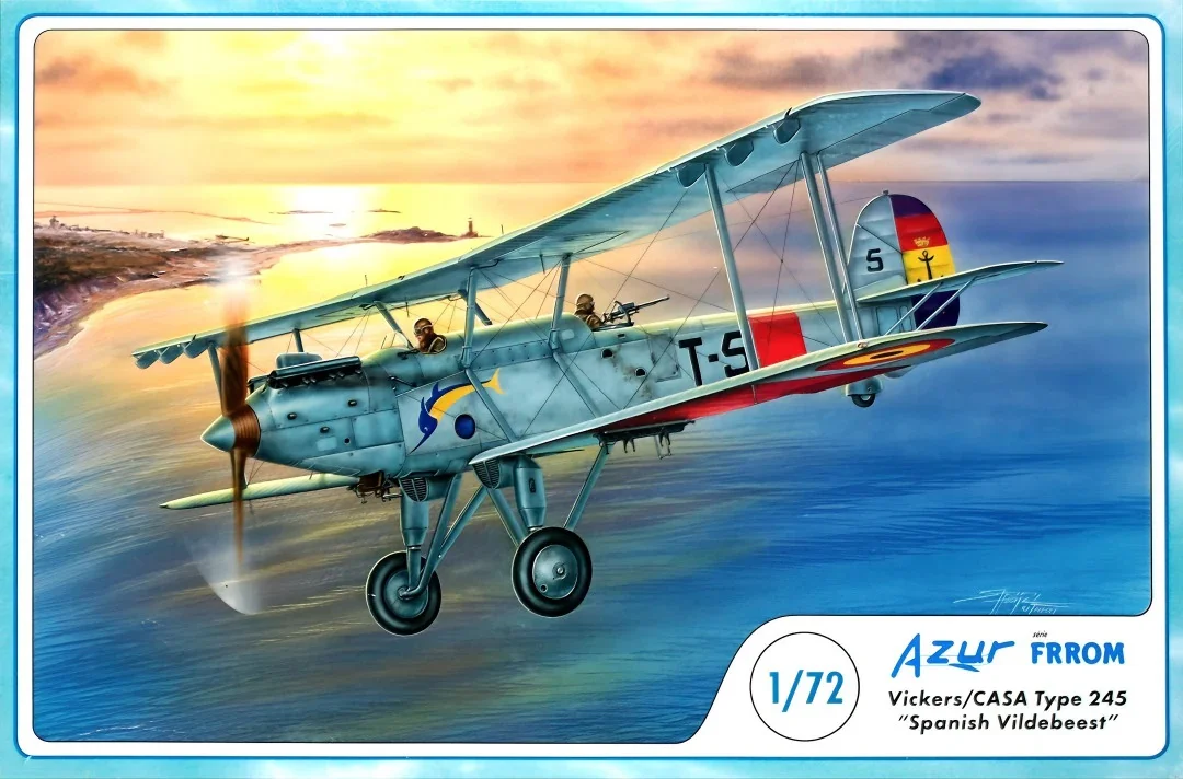 AZUR FRROM 1/72 Vickers/Casa Type 245 „Spanish Vildebeest“