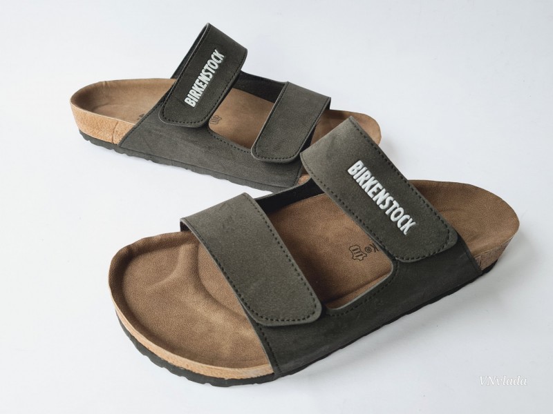Original BIRKENSTOCK kožne papuče,NOVO