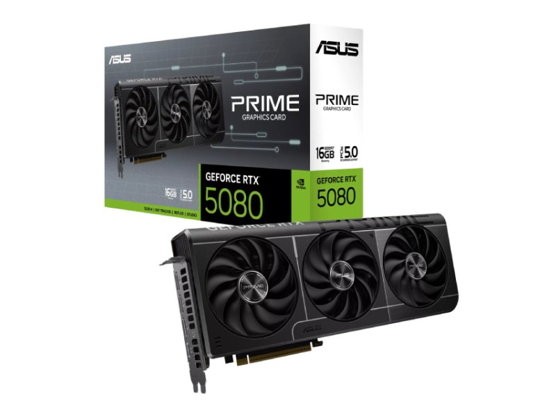 ASUS NVIDIA GEFORCE RTX 5080 256BIT 16GB PRIME-RTX5080-16G GRAFIČKA KARTA