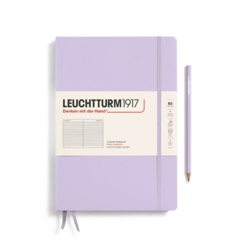 Rokovnik Leuchtturm Composition lilac 219 stranica tvrd povez linije B5