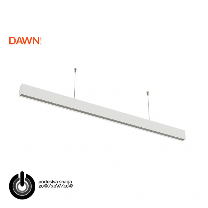 DAWN LED SVETILJKA LL40120 20/30/40W CCT BELA 1,2 MET