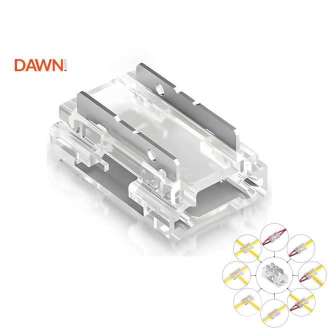 KONEKTOR ZA LED TRAKU SMD/COB BCX-8-2 (8MM, 2PIN) 10 KOM