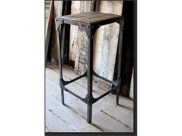 Industrial side table