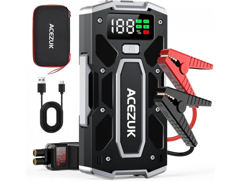 *AUTOMOBILSKI JUMP STARTER, 8000A, 21800mAh,LED LAMPA *