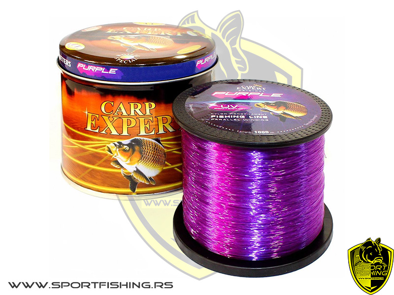 CARP EXPERT UV PURPLE najlon 1000m 0,30 – 12,50kg