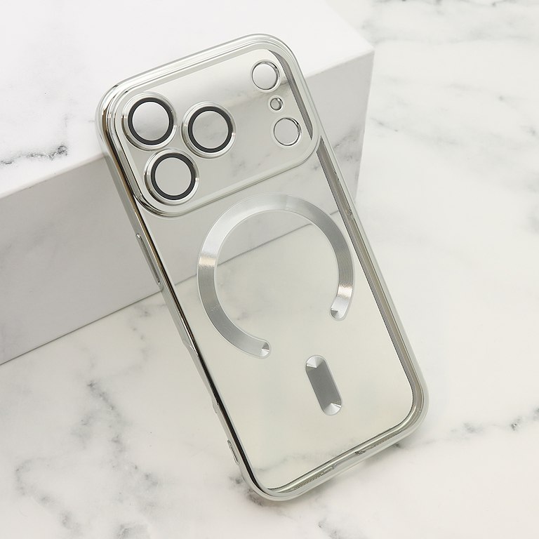 Zastitna maska (futrola) CAMERA PROTECT MAGSAFE II - iPhone 17 Pro srebrna (MS)