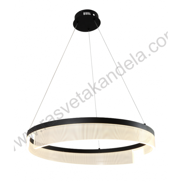 Led visilica 23W 3000K crna Optonica
