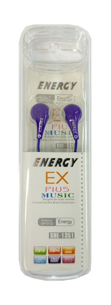 Handsfree slušalice Energy Plus 3.5mm Ljubicaste