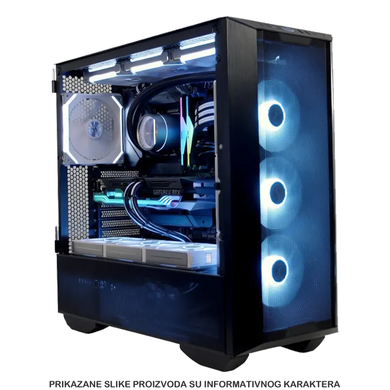 VIP Gaming ZenX Lancool računar - Ryzen 7 9800X3D, AIO 360 ARGB, RTX 5070 Ti 16G, DDR5 16GB, 1TB SSD, B850, 850W GOLD, Lancool III RGB, Win11